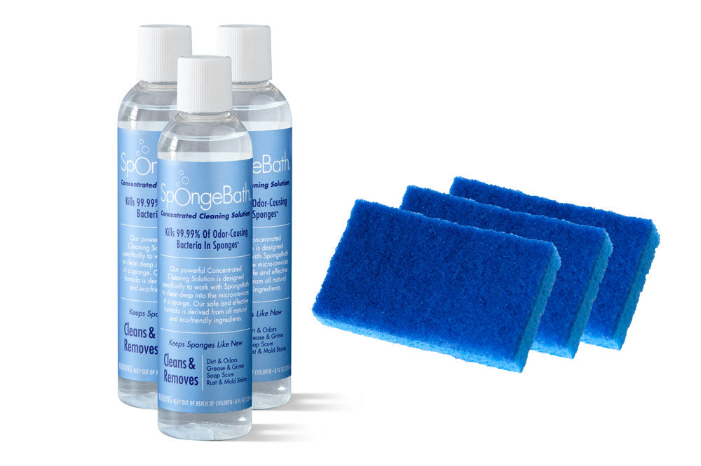 6 Month Supply Combo - Concentrate & Premium Sponges (Save 5%) | SpongeBath